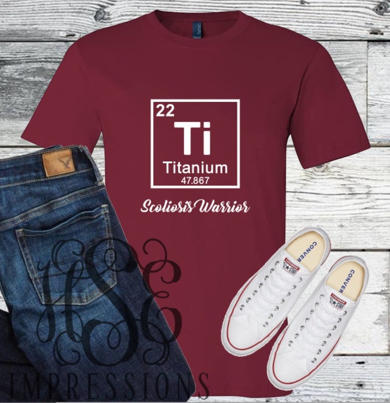 I Am Titanium Shirt Scoliosis Warrior Youth Adult | Etsy
