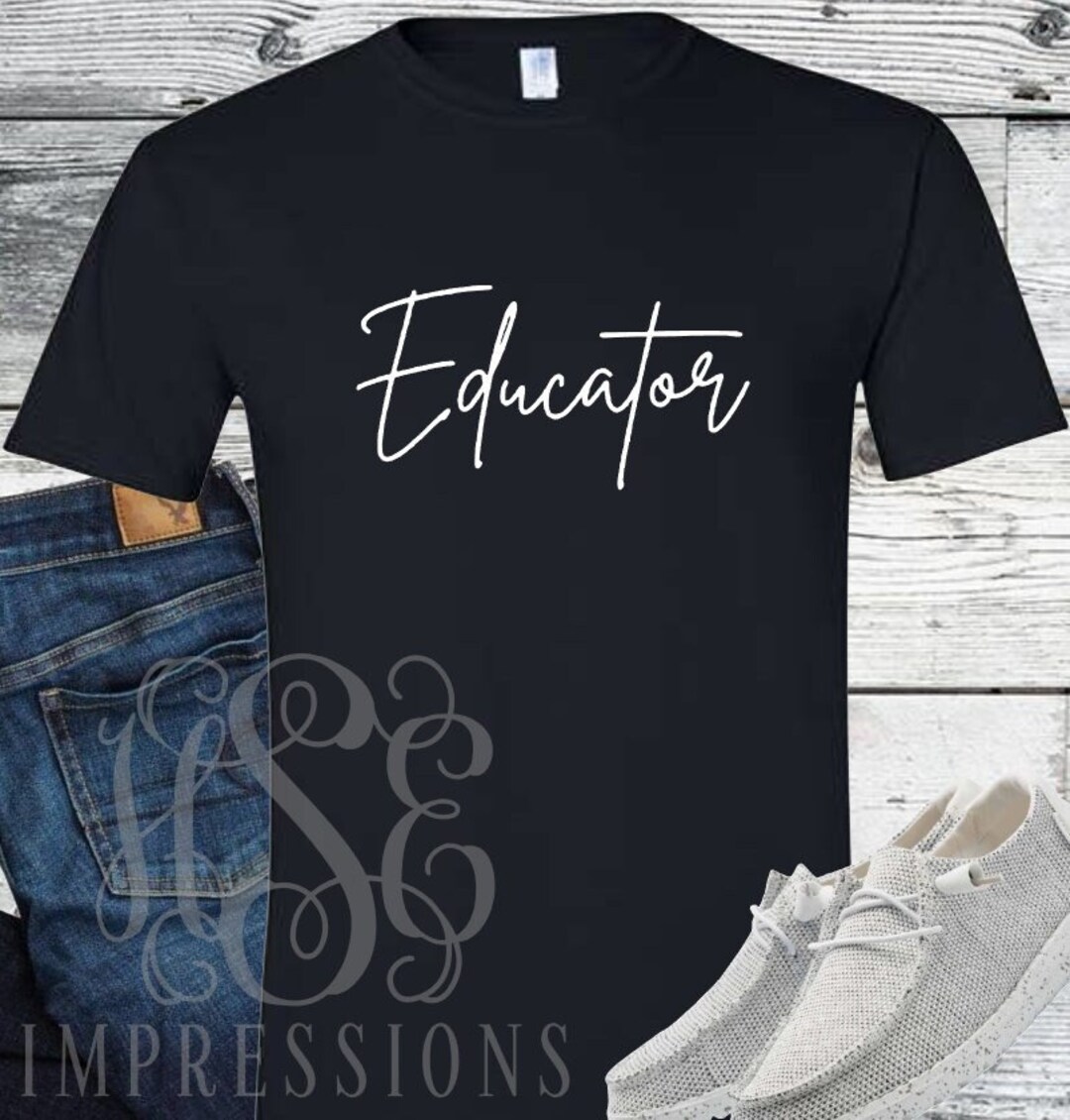 Perfect Teacher Gift Teacher, Educator, Team Shirts, Script, Teacher ...