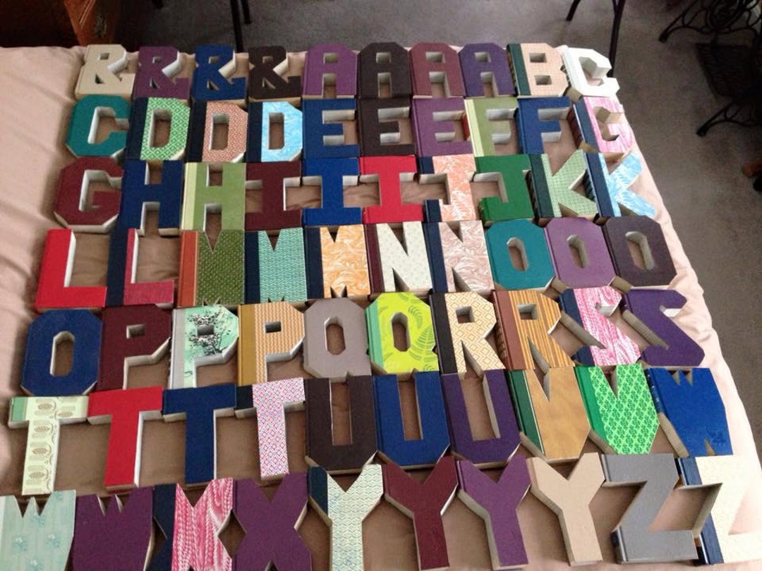 Handmade Book Letters - Etsy