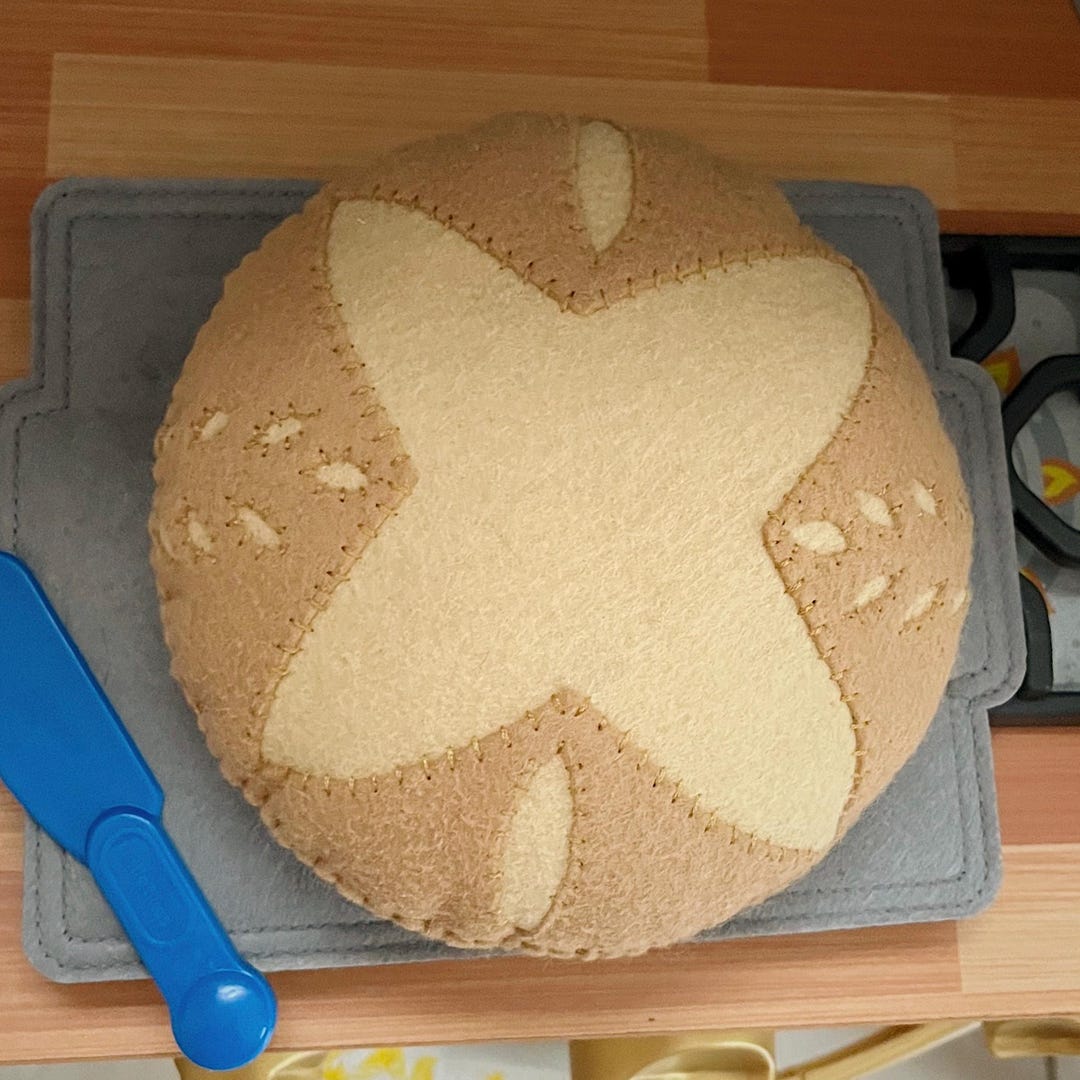 Sourdough Bread Felt Food Pattern, Template, PDF Digital, Artisan ...