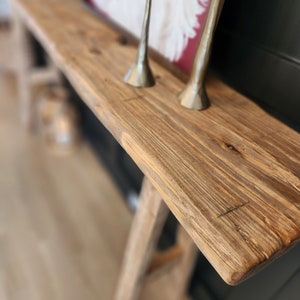 Noodle Wood Table 6ft X 10x 36 Console, Pub Dining, Tall Desk, Entry ...