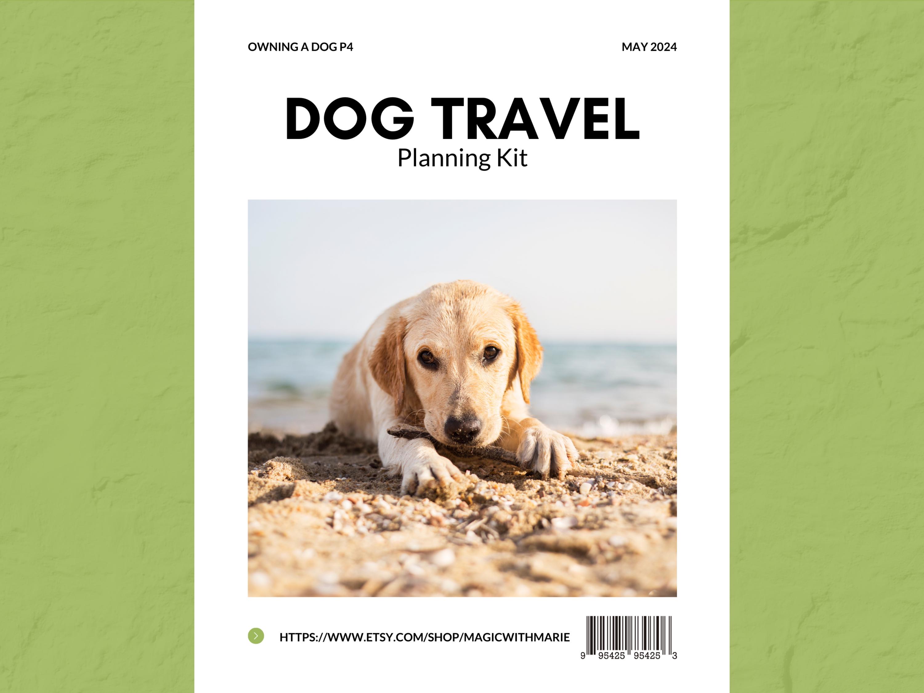 Dog Travel Planning Kit | Safe Pet Travel Guide (printable PDF) - Etsy