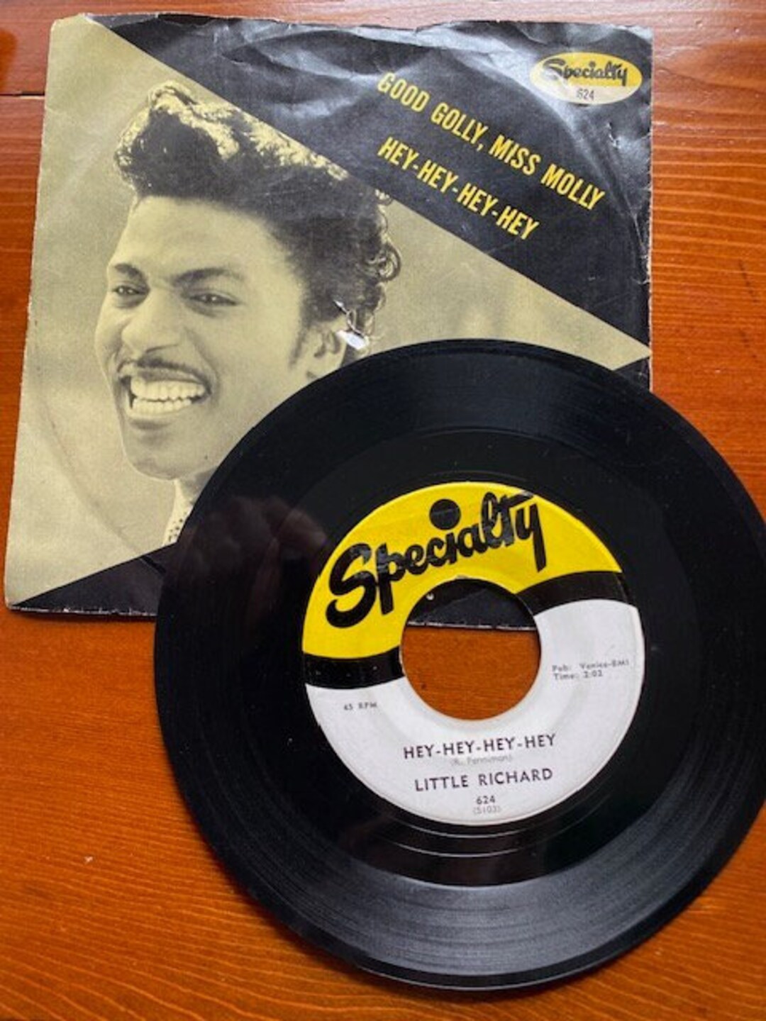 Little Richard Good Golly Miss Molly 1958 45 Rpm W Picture Cover *warped - Etsy