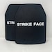 Level 4 IV Hard Ballistic Strike Plate Armour Strike Face 2 Plates ...