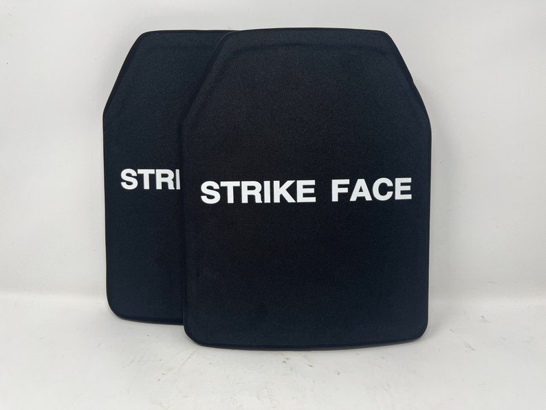 Level 4 IV Hard Ballistic Strike Plate Armour Strike Face 2 Plates ...
