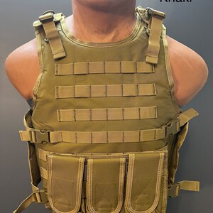 Level 4 IV Bulletproof Tactical Vest Body Armour With Plates 4 Colors ...