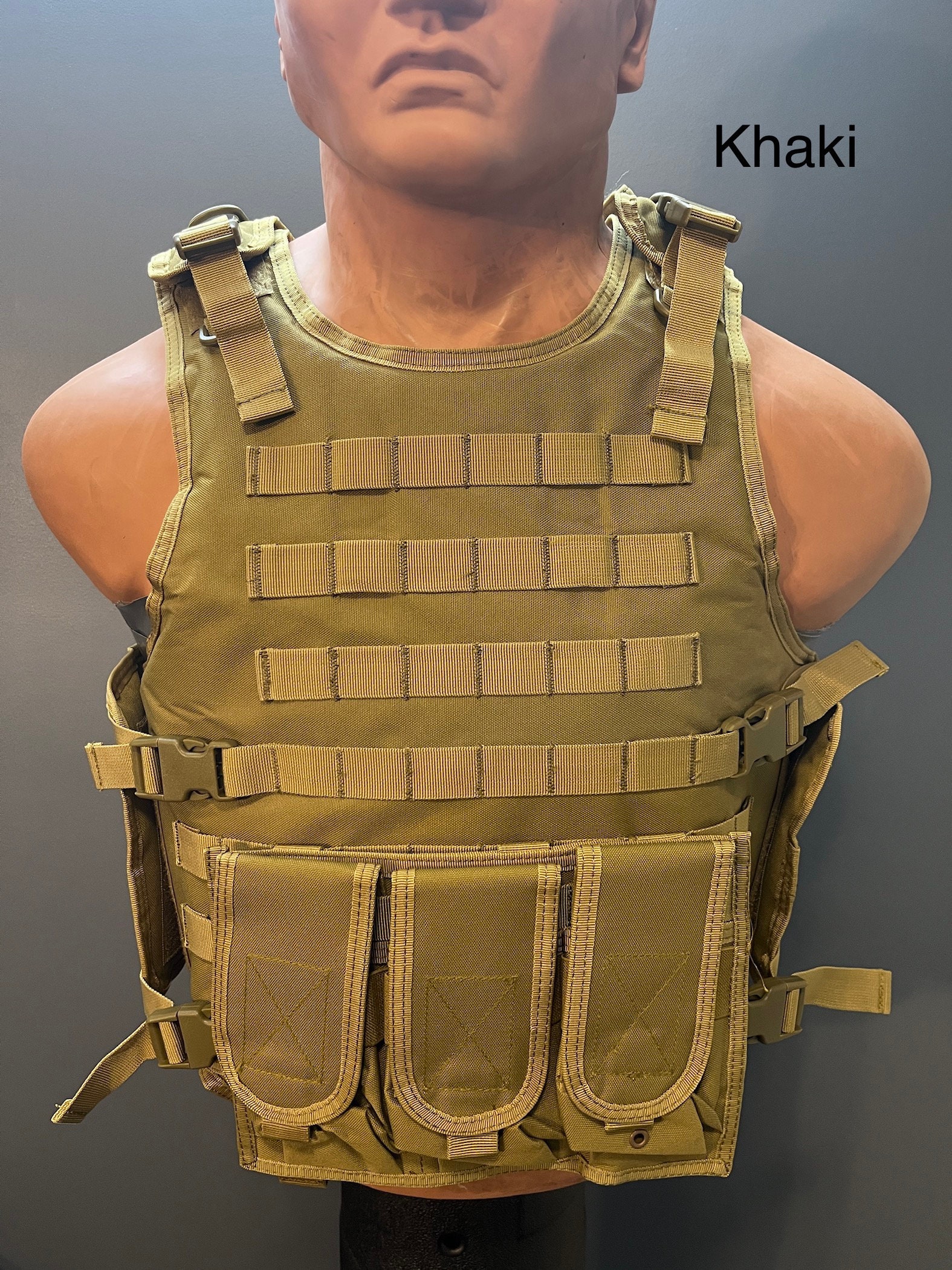 Level 4 IV Bulletproof Tactical Vest Body Armour With Plates 4 Colors ...