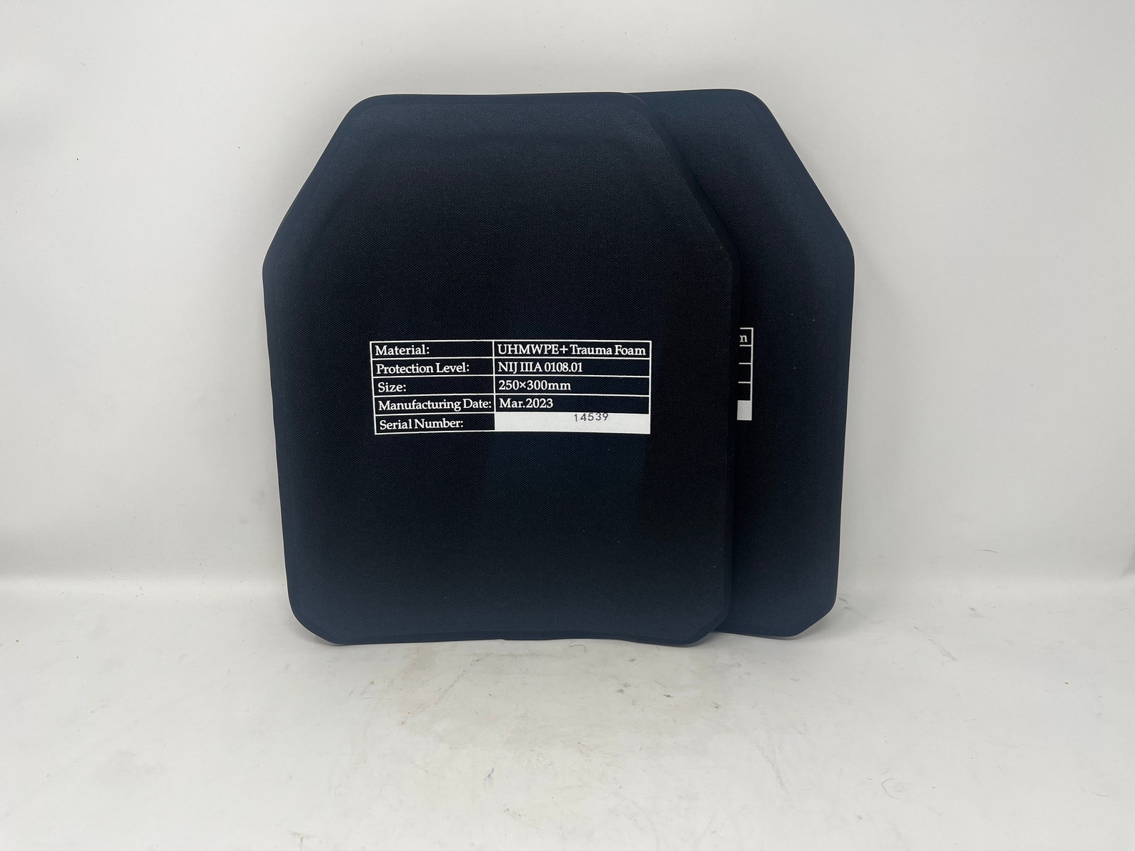 Level 3A IIIA Hard Ballistic Strike Plate Strike Face - 2 Plates / Pair ...