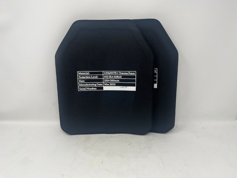 Level 3A IIIA Hard Ballistic Strike Plate Strike Face - 2 Plates / Pair ...