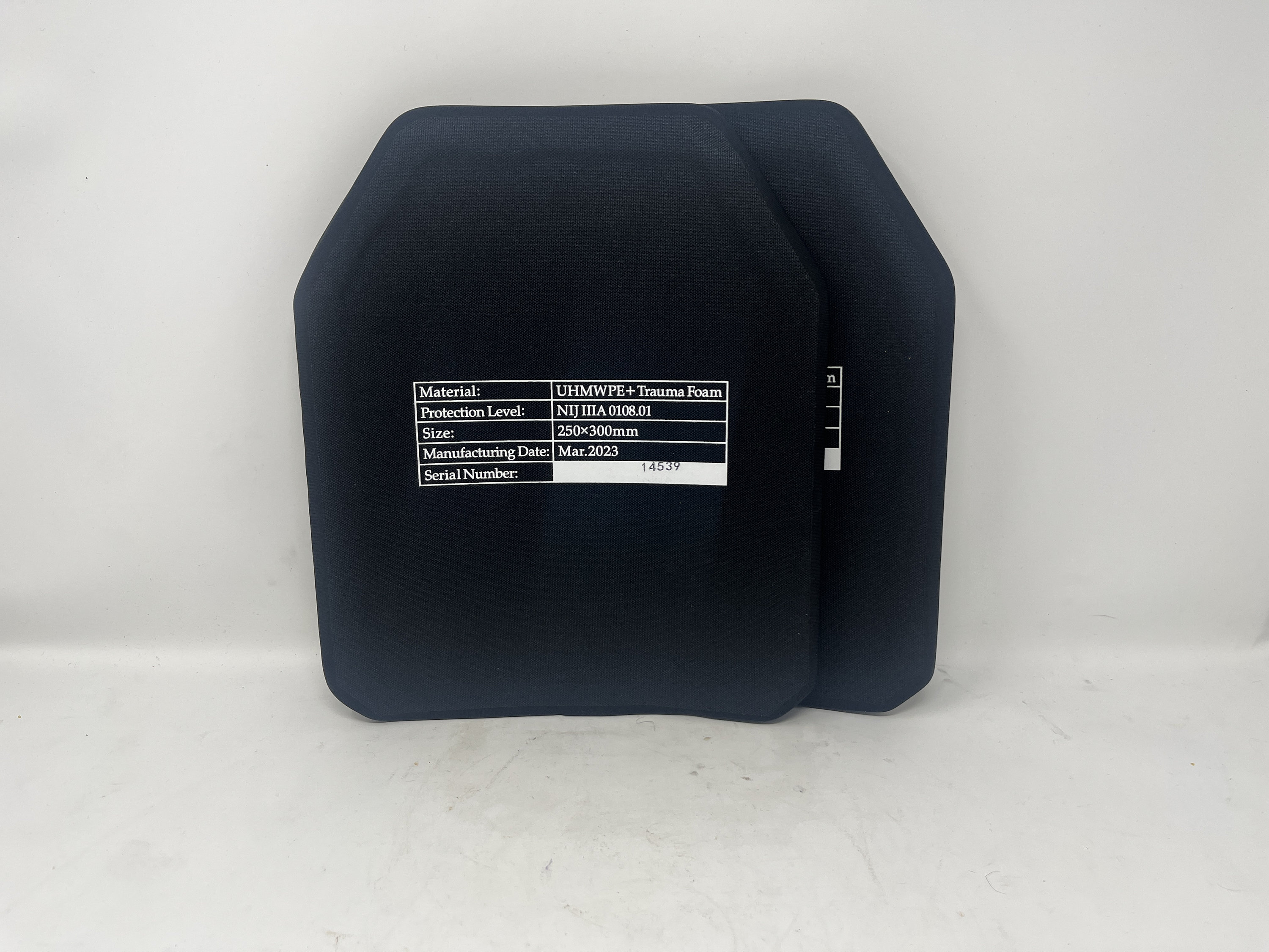 Level 3A IIIA Hard Ballistic Strike Plate Strike Face - 2 Plates / Pair ...