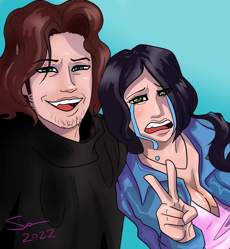 Custom Digital "draw the Squad Poses" - Etsy