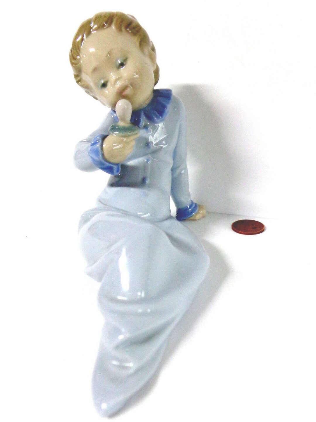 Lladro BABY With PACIFIER FIGURINE 8" Child Limited Edition #5099 ...