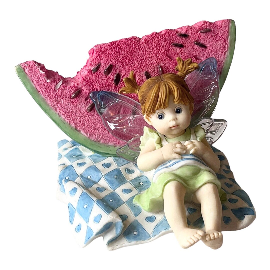 My Little Kitchen Fairies Watermelon Tummy Ache Fairie Figurine Fairy ...