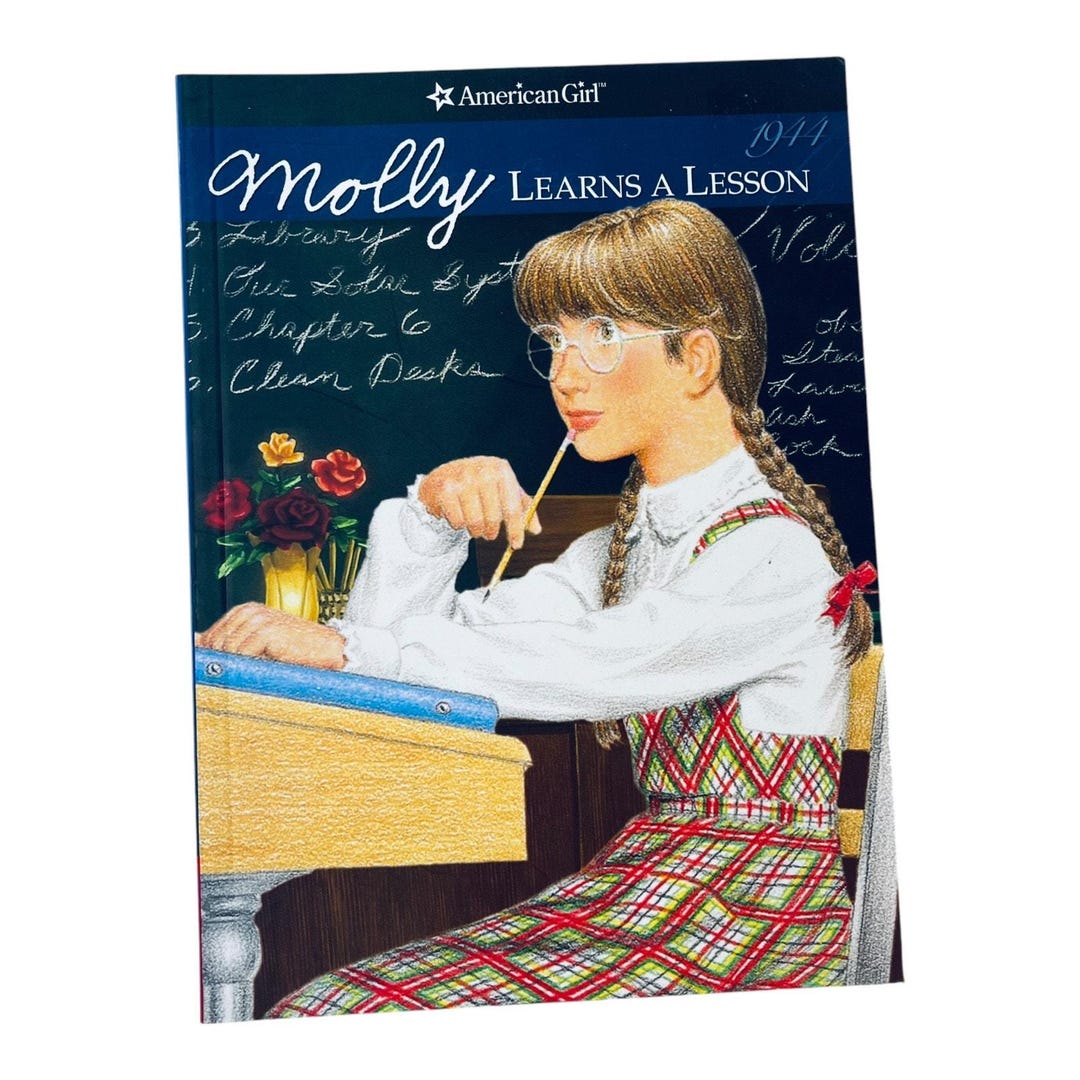 Vintage American Girl Molly Learns A Lesson BOOK Valerie Tripp Book 2 ...