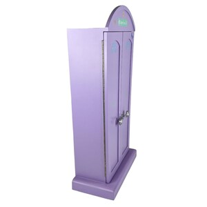 American Girl COMPUTER DESK ARMOIRE Purple Doll Furniture Computer ...