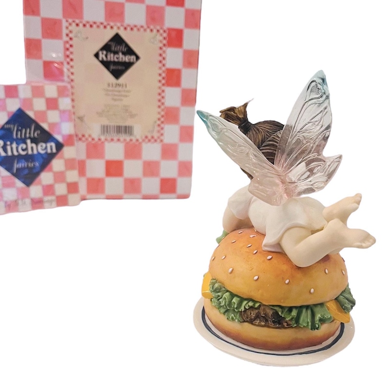 NEW My Little Kitchen Fairies CHEESBURGER FAIRIE Hamburger Fairy ...