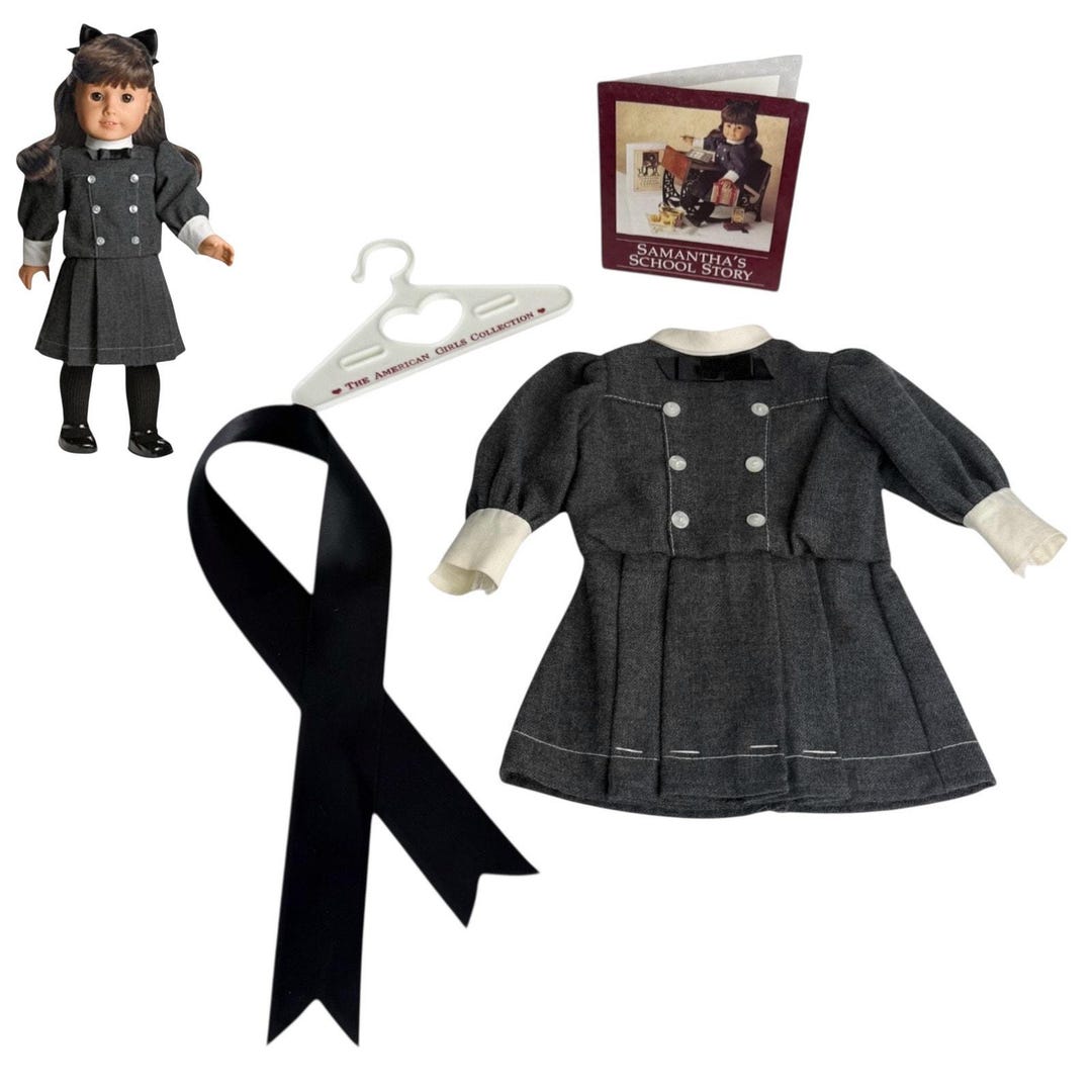 American Girl Buster Brown School Dress 1992 Pleasant Co Samantha ...
