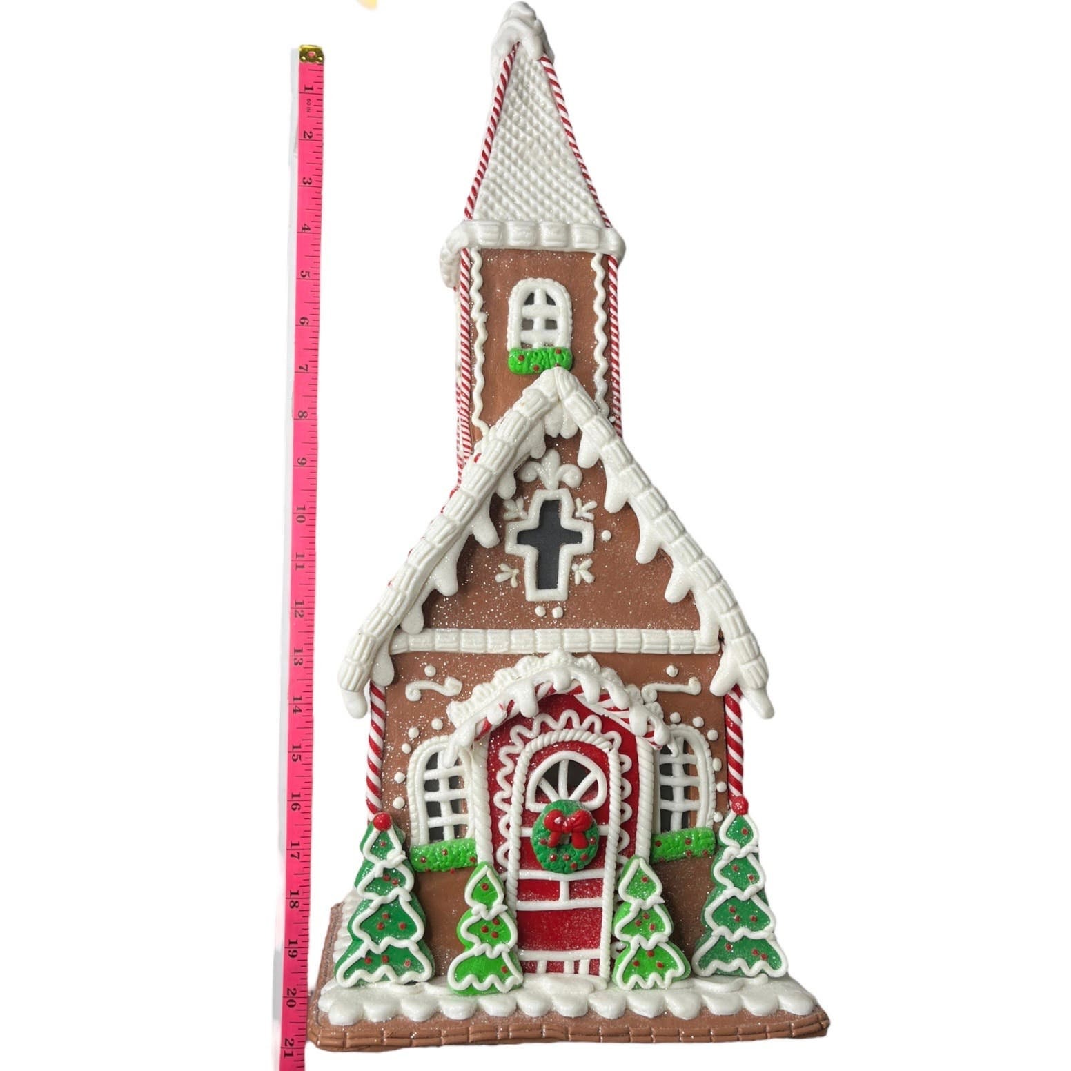 New Valerie Parr Hill GINGERBREAD HOUSE CHURCH 18 Large Lighted ...