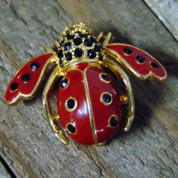 Joan Rivers Ladybug - Etsy
