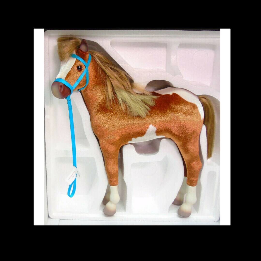 American Girl Doll 13 PAINT FILLY HORSE Pinto Foal Baby Pony Halter ...