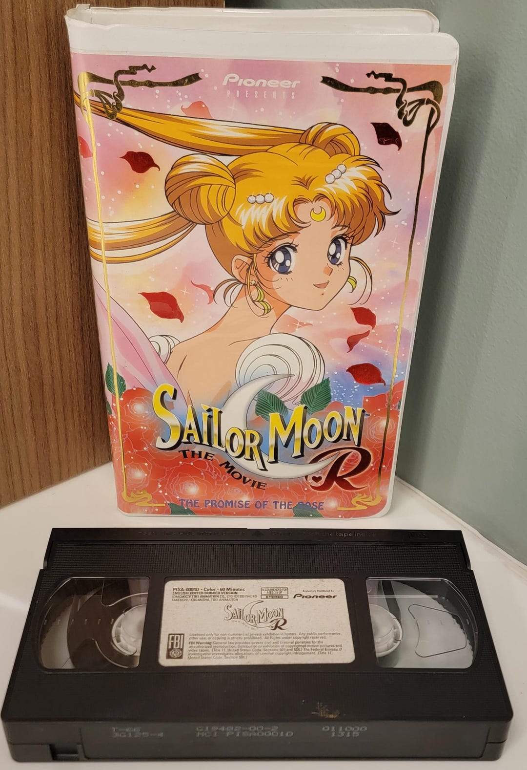 SAILOR MOON the Movie VHS Promise of Rose Tuxedo Sam Disney Sailor ...