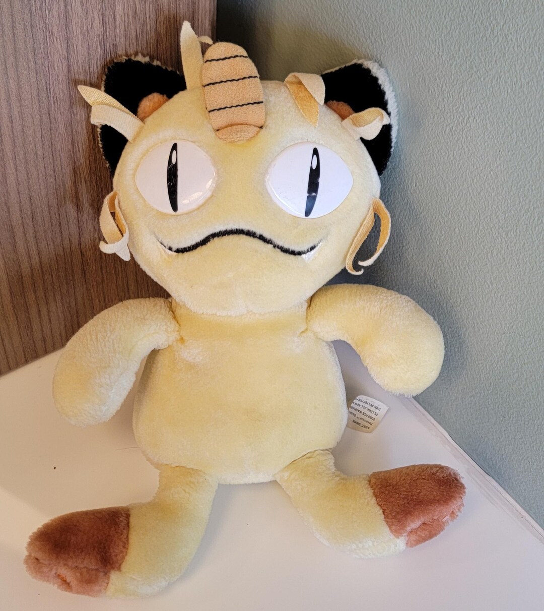 MEOWTH 1998 Original PLUSH Habro Nintendo Game Freak Gameboy Gamecube ...