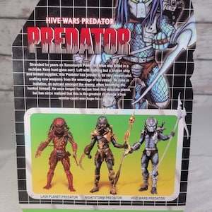 Neca Predator 7” Hive Wars Predator Ultimate Alien Hunter- AVP- Alien ...