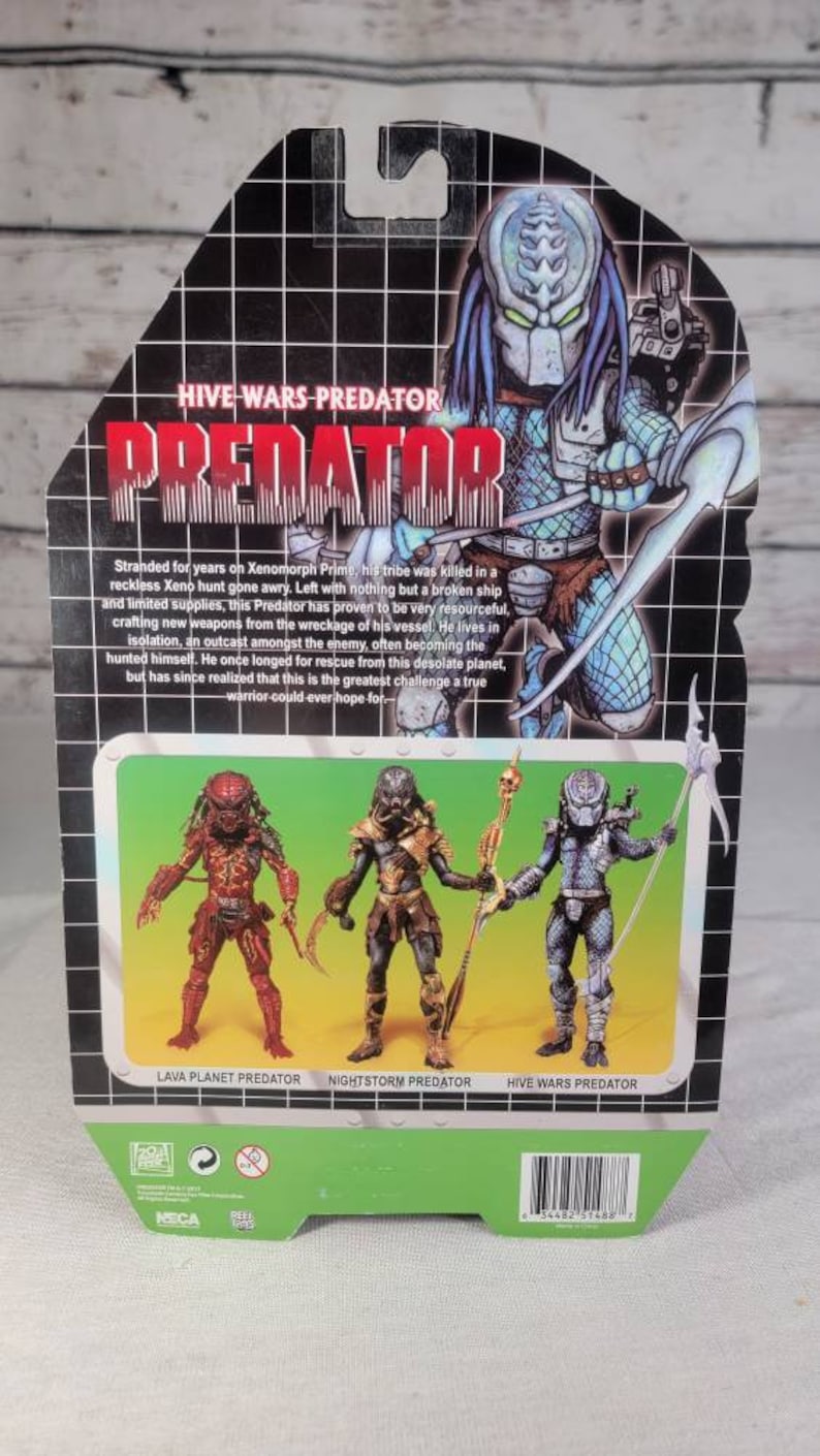 Neca Predator 7” Hive Wars Predator Ultimate Alien Hunter- AVP- Alien ...