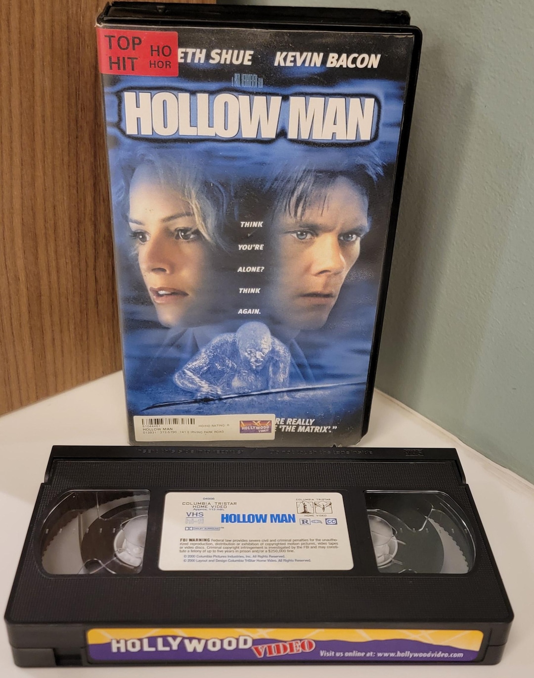 HOLLOW MAN BLOCKBUSTER Vhs Rental Clamshell Horror Movie Science ...