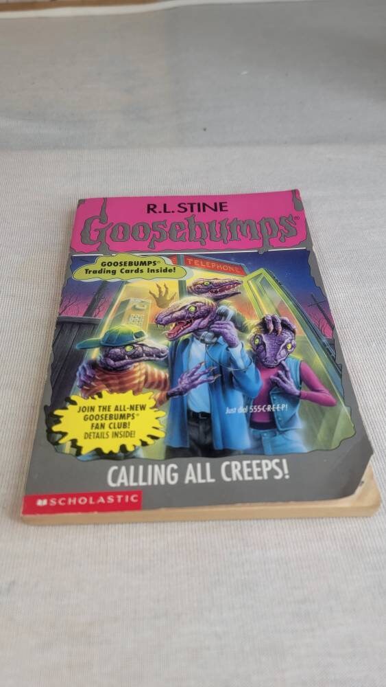 Goosebumps: Calling All Creeps R.L. Stine FIRST EDITION 50 Horror Book ...