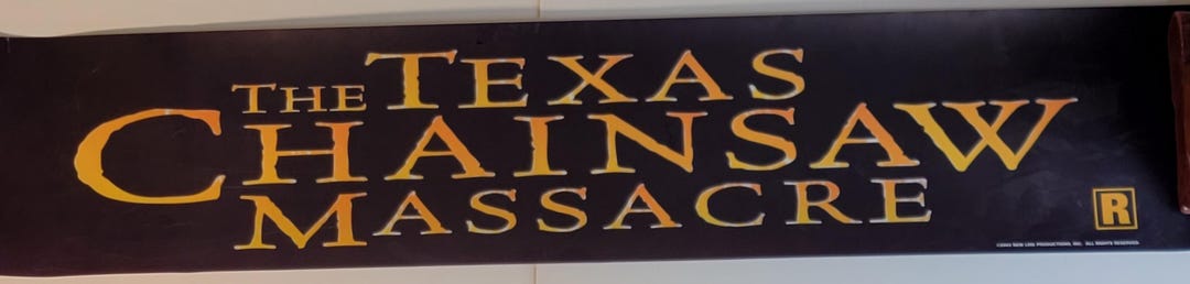 The Texas Chainsaw Massacre 2003 Remake Movie Theatre Mylar Lightbox ...
