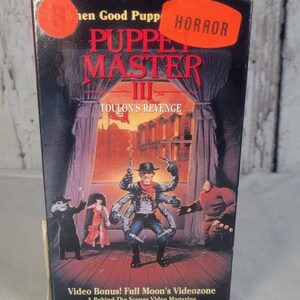 Puppet Master 3 Vhs Tape Ex Rental - Etsy
