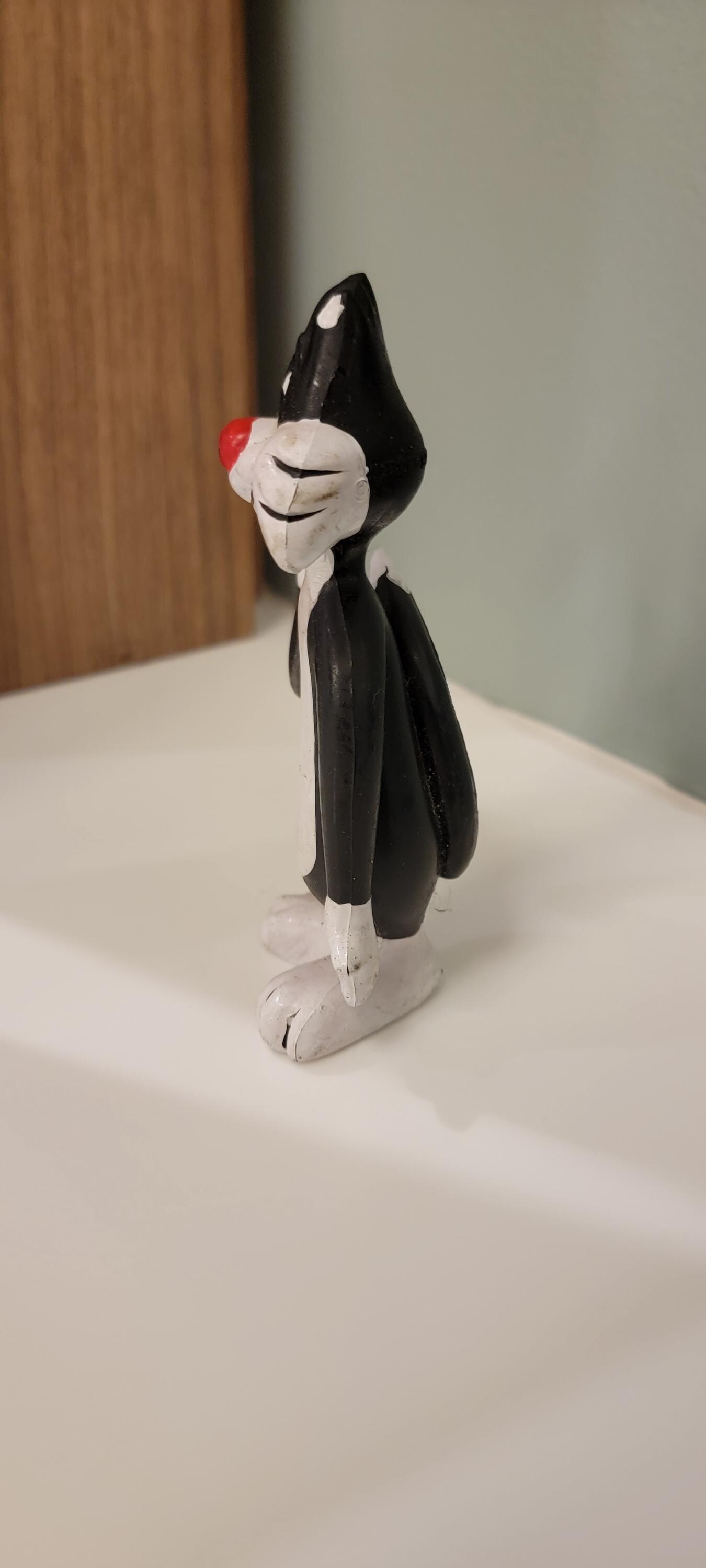 SYLVESTER Pvc Figure LOONEY TUNES 70s Warner Bros Tweety Bird Bugs ...
