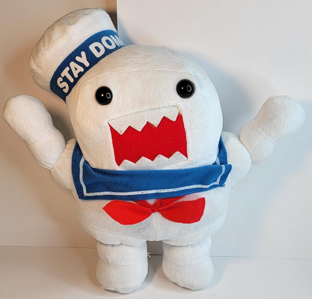 DOMO STAY PUFT 12 Inch Plush Ghostbusters Slimer Real Spengler Stantz ...