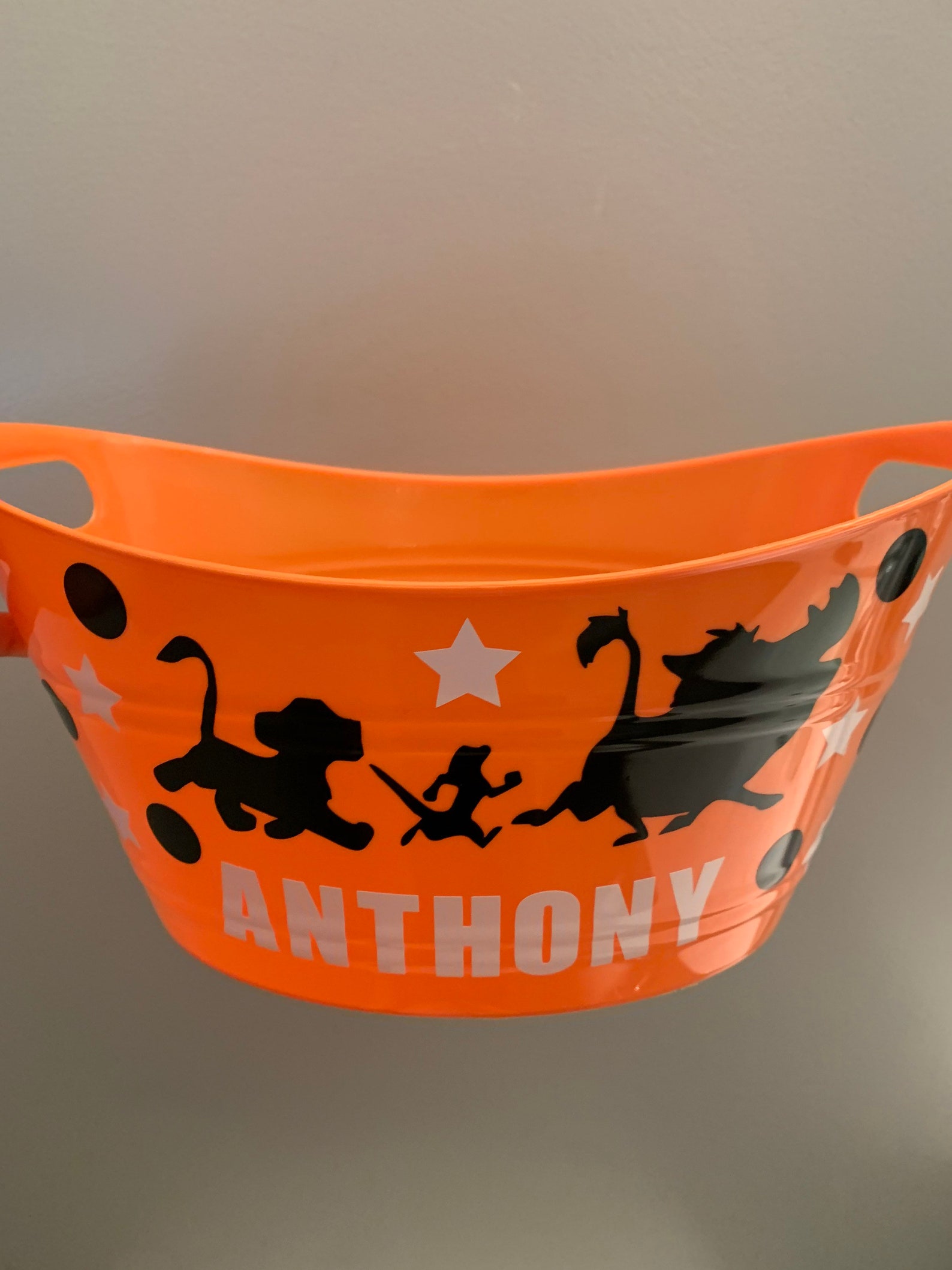 Personalized Kids Lion King Simba Basket Bucket Custom Gift or - Etsy