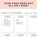 Printable Weekly Planner Sheets, Weekly Personal Planner Kit, Printable ...