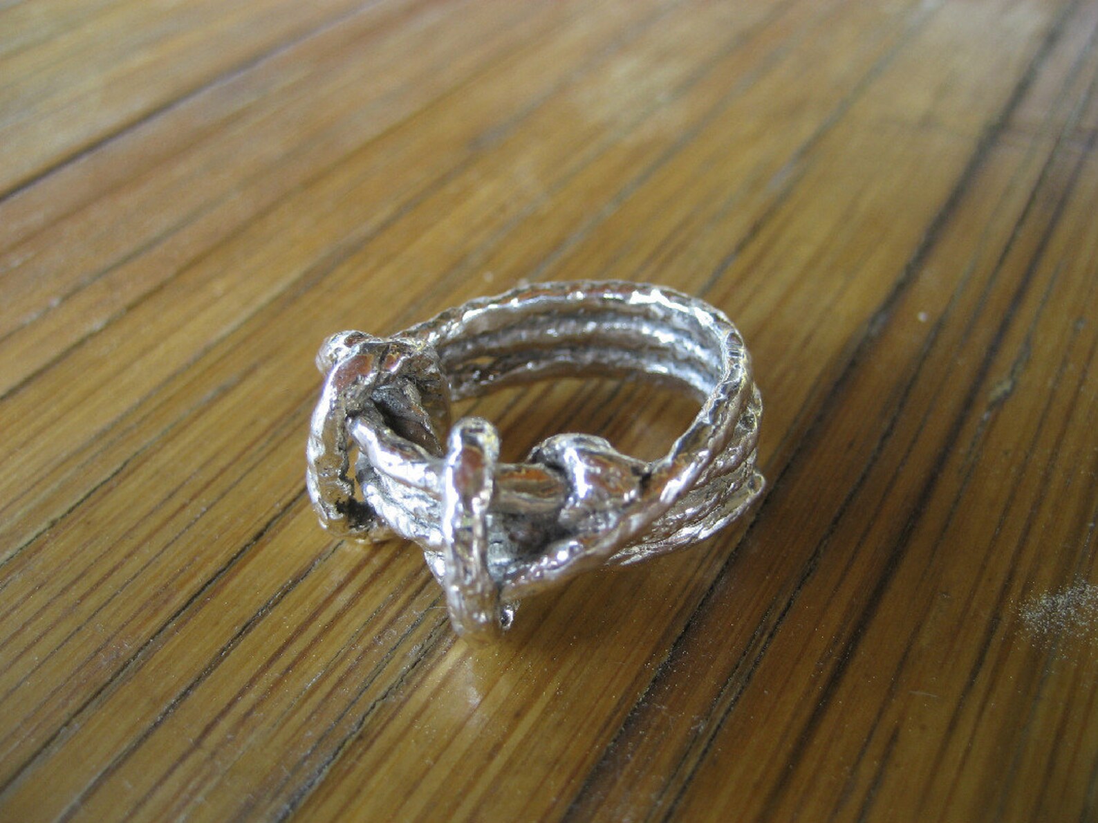 Sterling Silver Ring Silver Rope Ring Handmade Ring gift - Etsy