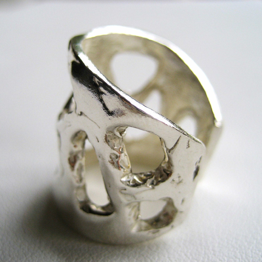 Sterling Silver Ring Statement Ring Silver 925 Ring - Etsy