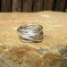 Wire Ring,twisted Silver Wire,handmade Ring in Silver 925,statement ...