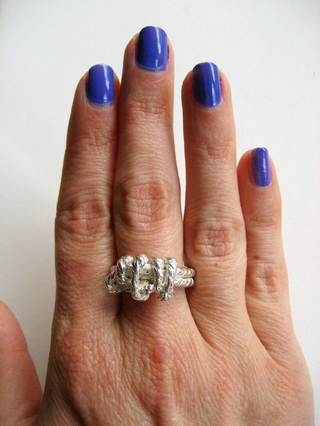 Sterling Silver Ring, Silver Rope Ring, Handmade Ring ,gift for Her ...