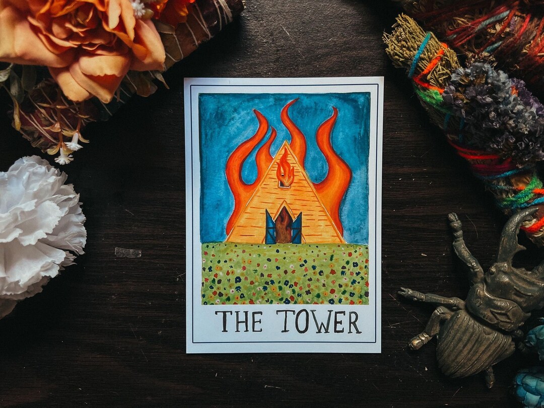 The Tower | the Temple | Midsommar 5x7 Art Print - Etsy