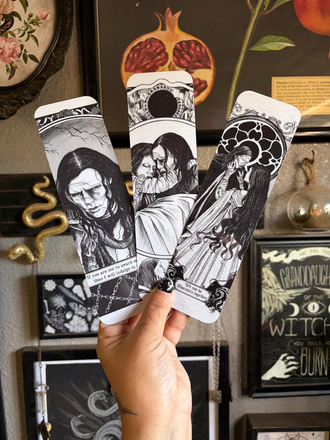Frankenstein Inspired Bookmarks | Bookmark - Etsy