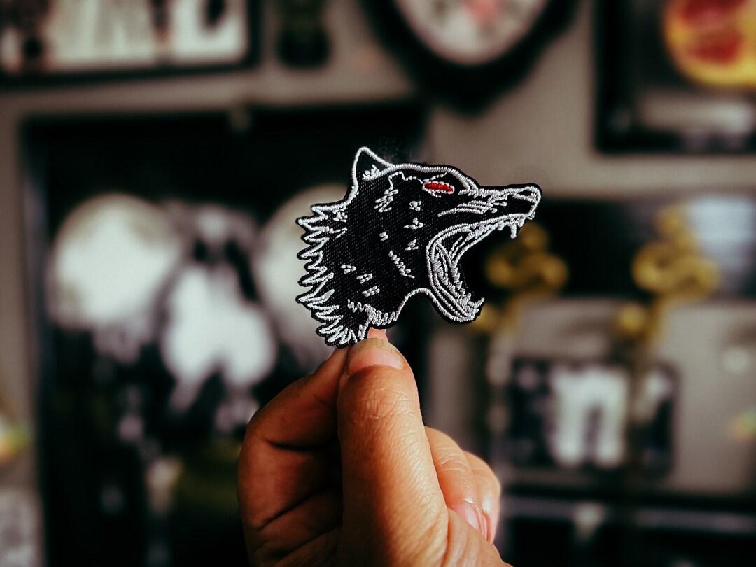 2.5" Inch Hellhound Black Dog Die-cut Embroidered Sew-on Patch - Etsy