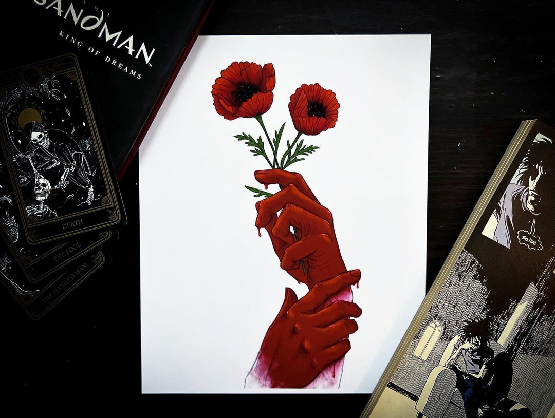 Flowers for Morpheus | Sandman | Art Print - Etsy