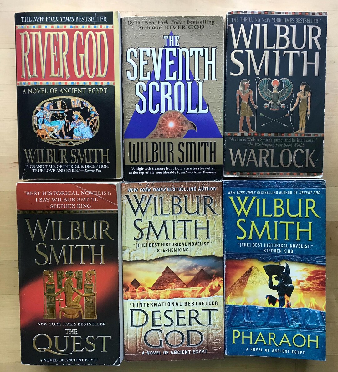 Wilbur Smith "ancient Egypt" ~ 6 Book Set - Etsy