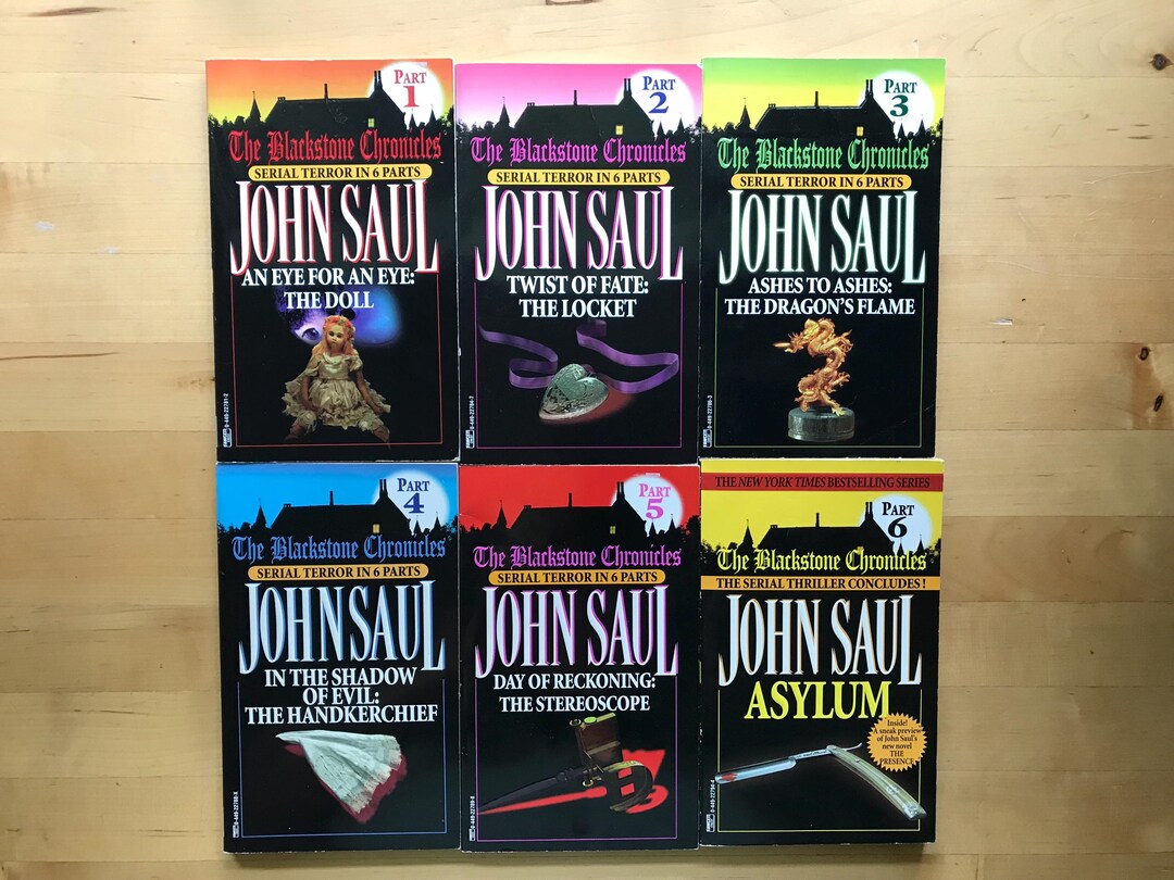 John Saul's "blackstone Chronicles" 6 Book Set - Etsy