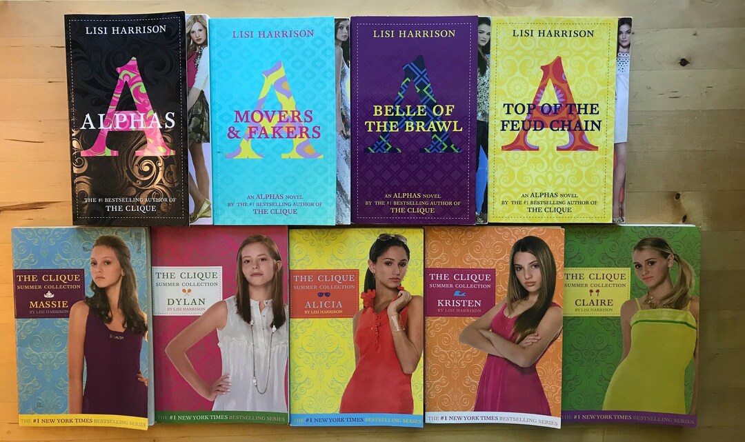 Lisi Harrison's "clique Alphas" & "clique Summer" Collections ~ 9 Books ...