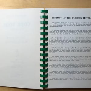 Purefoy Hotel Cook Book: True and Tried Recipes of Real Southern ...