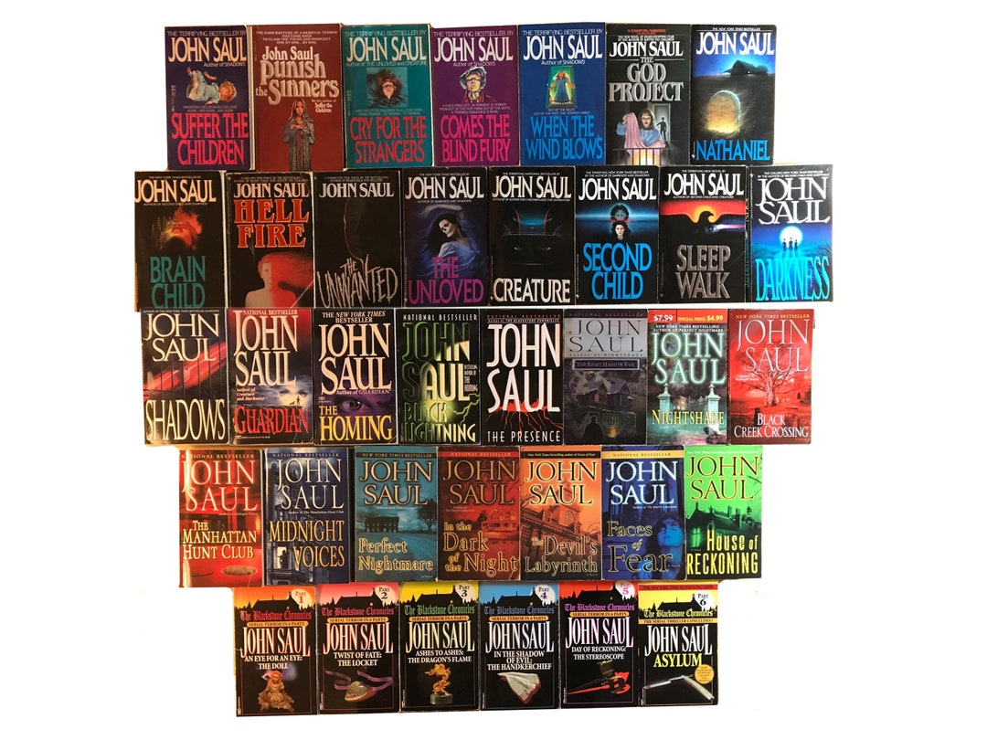 John Saul Complete Set of Novels ~ 36 Books - Etsy