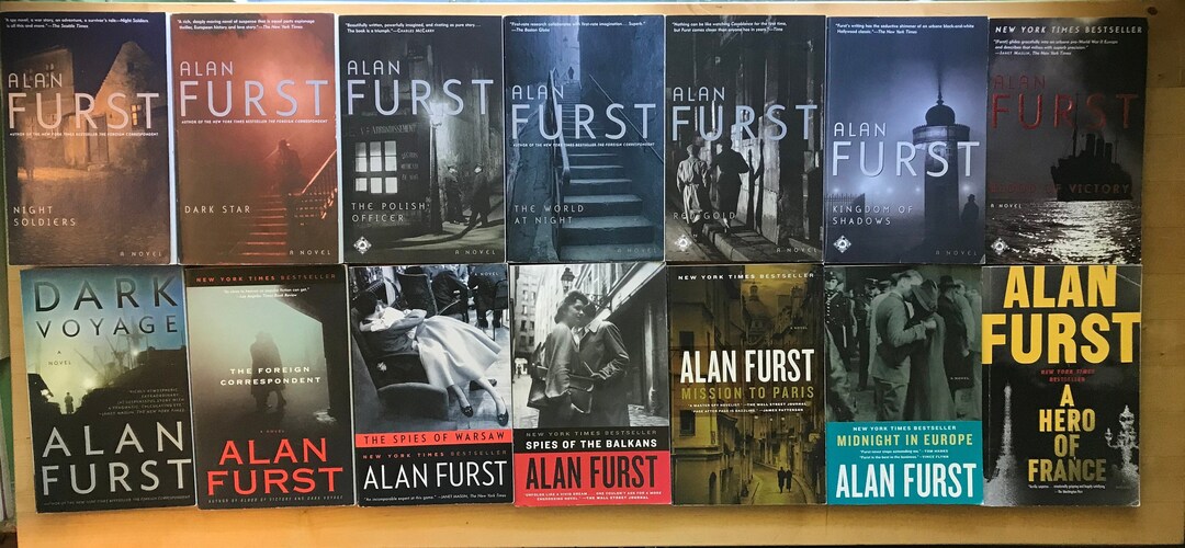 Alan Furst's "night Soldiers" Series Set ~ First 14 Titles - Etsy